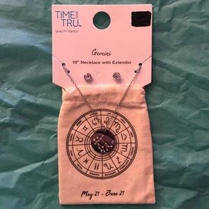 Time and Tru | Jewelry | Nwt Astrology Necklace And Earrings | Poshmark